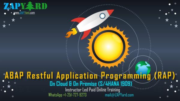 ABAP RESTful Application Programming On Cloud & On Premise