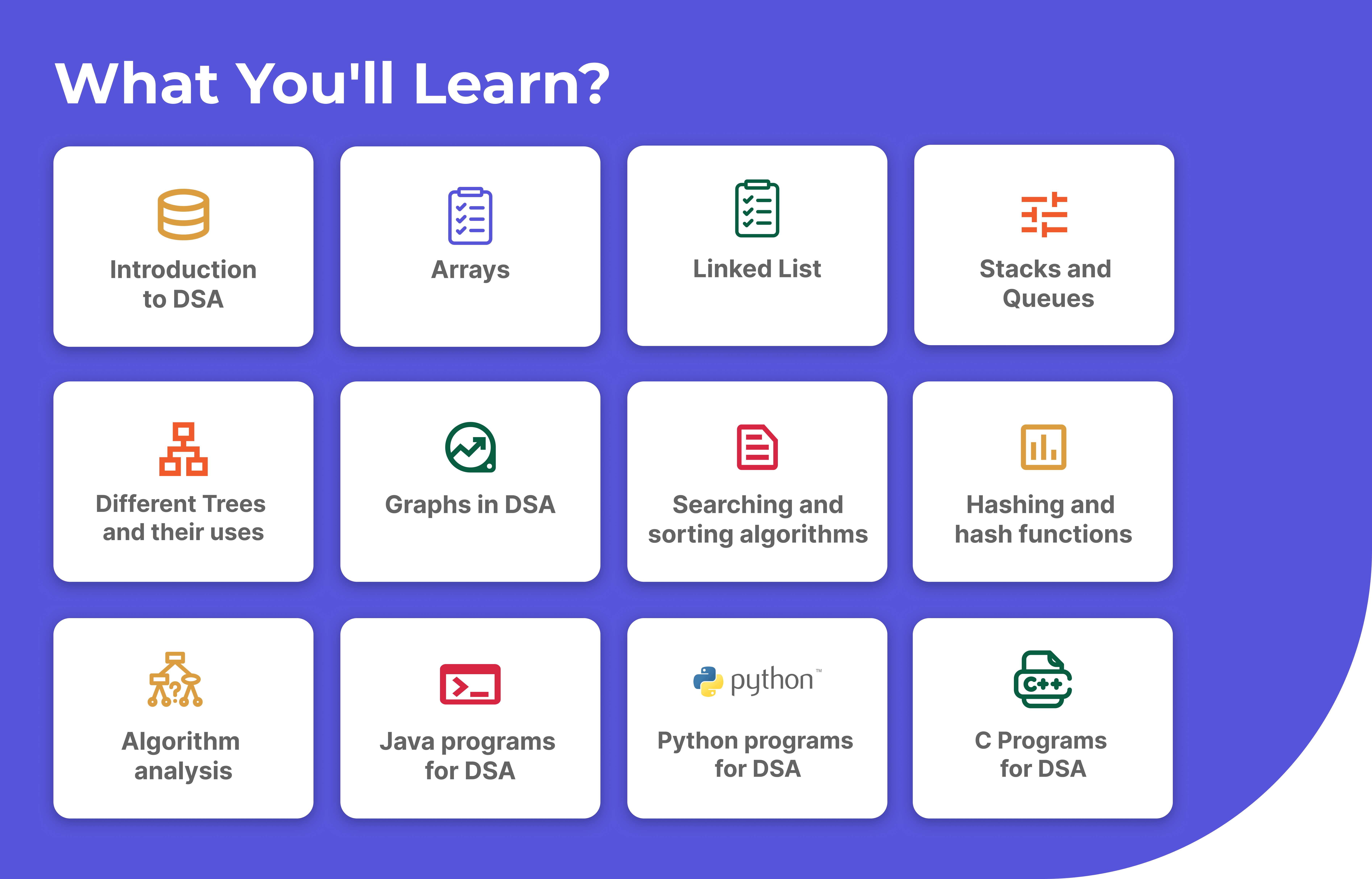 Data Structures and Algorithms (DSA) Course With Certificate