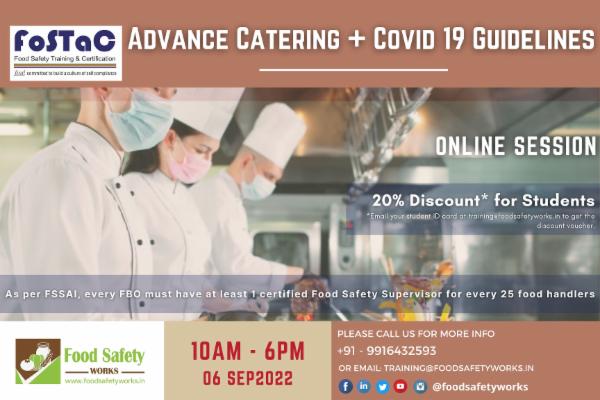 FoSTaC - Advance Catering + Covid 19 Guidelines