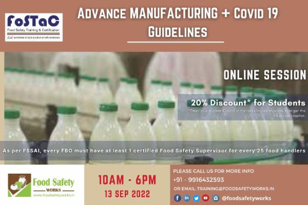 FosTac: Advance Manufacturing+ Covid 19 Guidelines