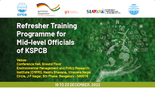 Refresher Training Programme for Mid-level KSPCB Officials