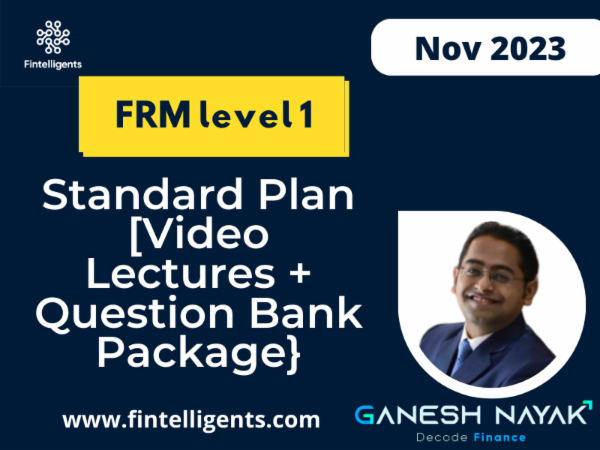 FRM Level 1 Nov 2023 -Standard Package [ Video Lectures Plan]
