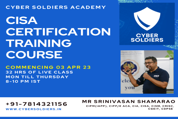 Certified Information Systems Auditor (CISA) Certification Training Course