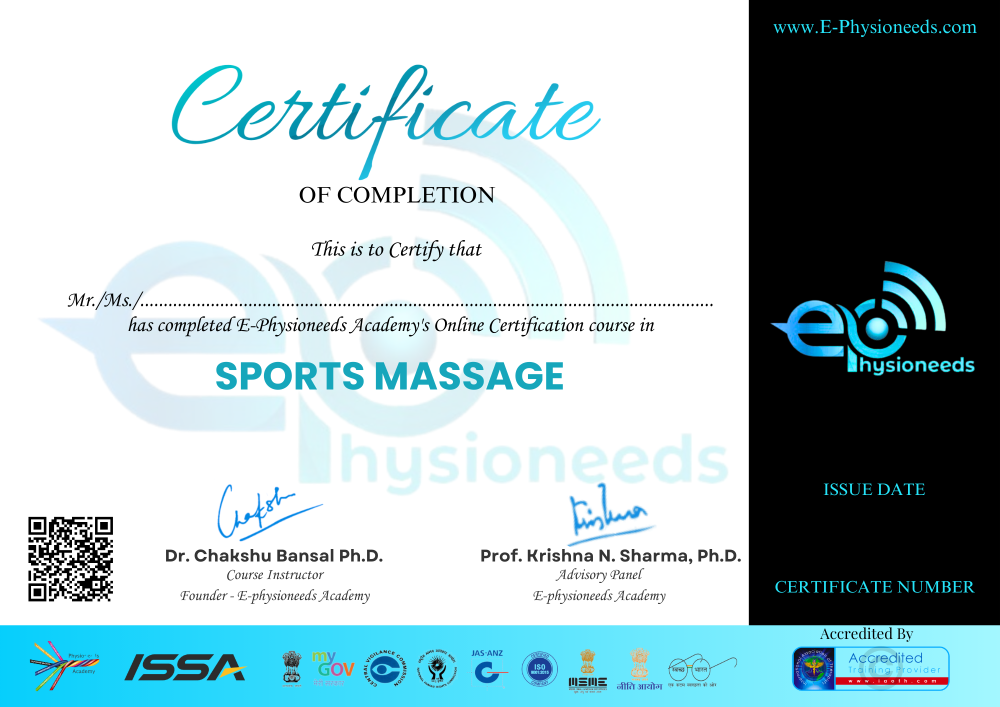 Online Certification in Sports Massage Therapy | Physioneeds Academy