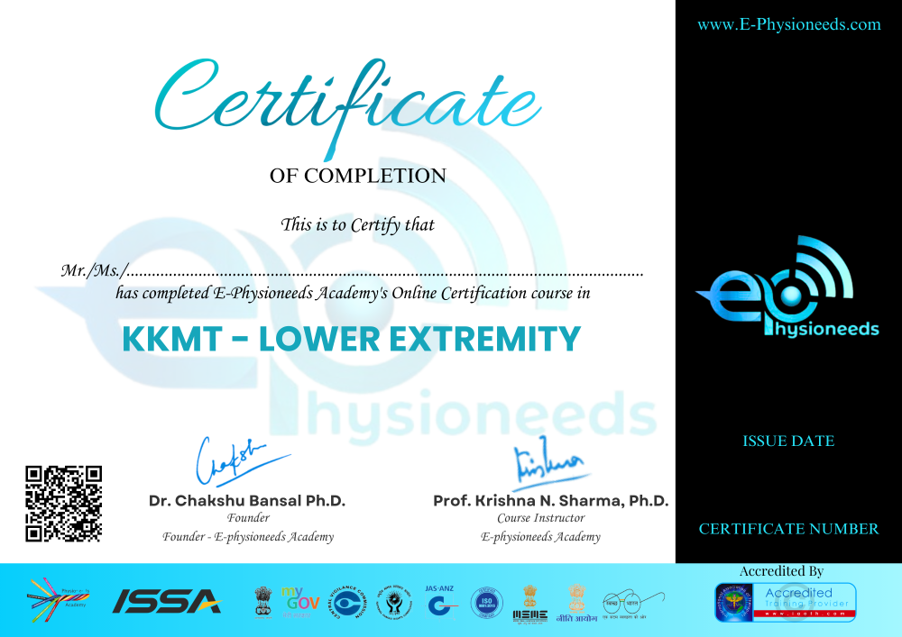 Online Certification in KKMT 3D Manual Therapy – Lower Extremity