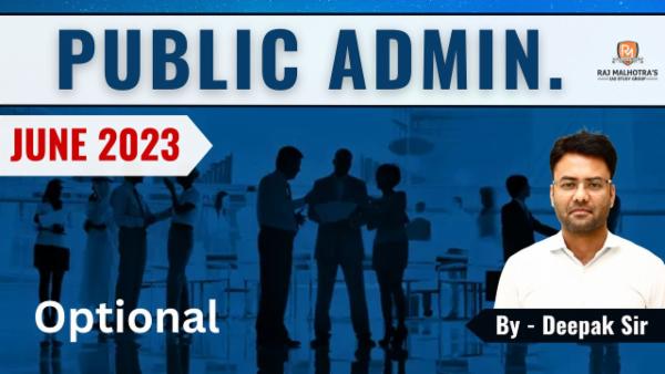 Public Admin. Optional - June 2023