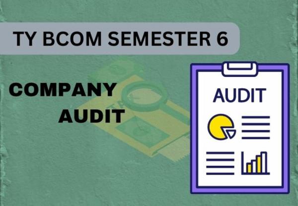 TY-Bcom - 6th sem Company Audit