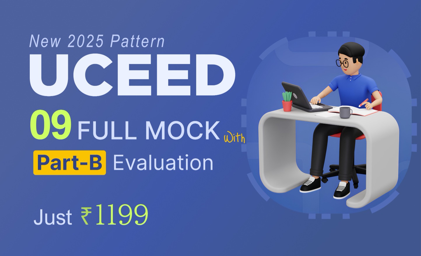 UCEED Mock Test 2025 with Part B evaluation