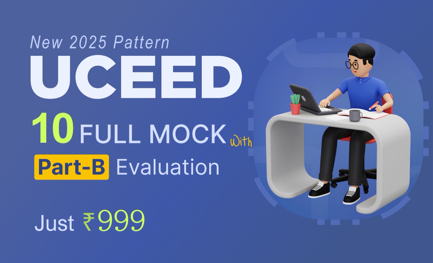 UCEED Mock Test 2025 with Part B evaluation