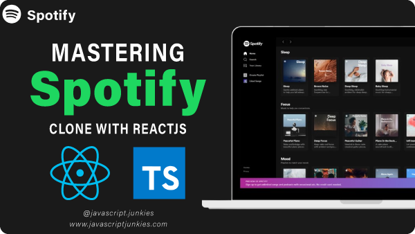 Spotify Clone with ReactJS Masterclass