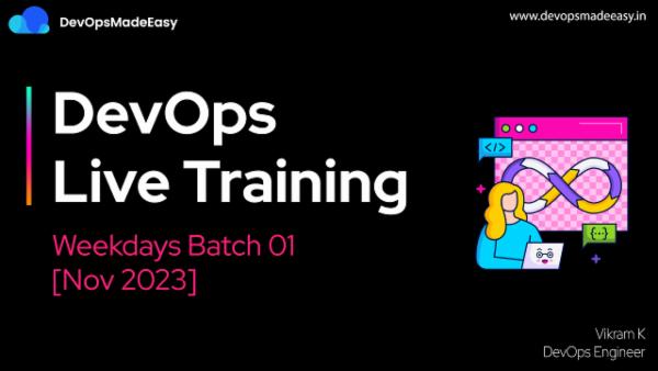 DevOps Live Training: Weekday Batch 01