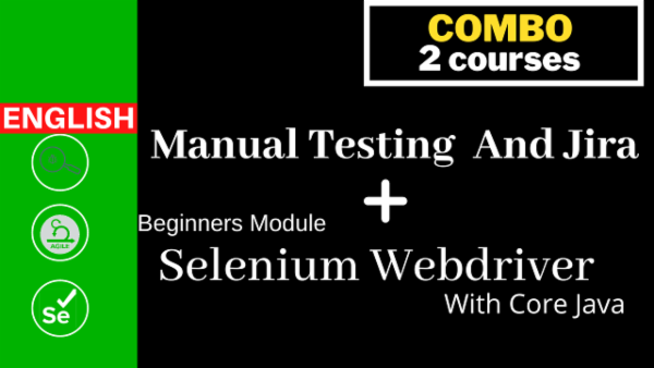English -Manual Testing and Selenium automation [ Combo] cover