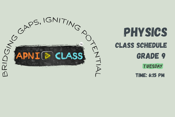 Grade 9_Physics 0625 IGCSE Batch (2024-2026)