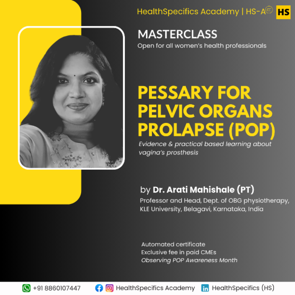 Pessary For Pelvic Organs Prolapse