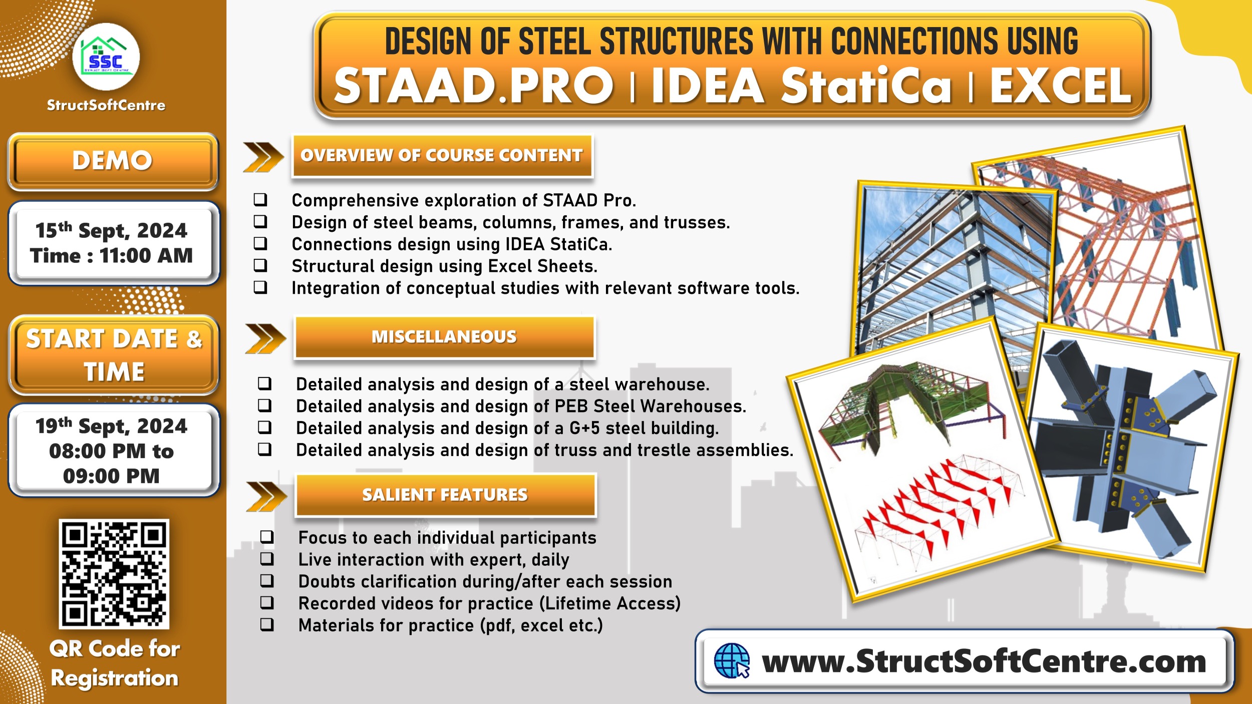 STAAD PRO | IDEA STATICA | EXCEL (BATCH-02)