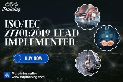ISO/IEC 27701:2019 Lead Implementer Course | CDG Online Training & Certification