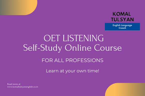OET Preparation for Nurses: Self-Study Online Packages