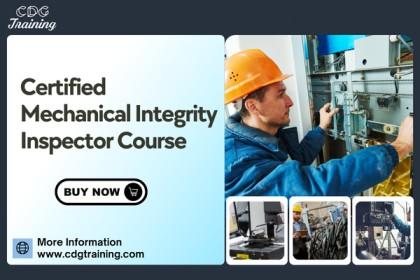 Certified Mechanical Integrity Inspector (CMII) Online Course | CDG ...