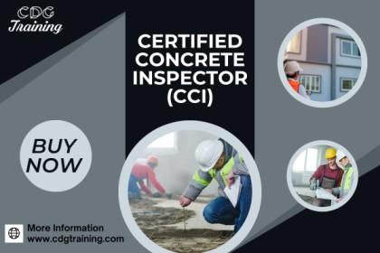 Certified Concrete Inspector (CCI) Course | CDG Training