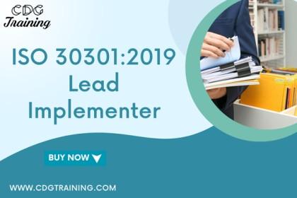 ISO 30301:2019 Lead Implementer Course | CDG Online Certification
