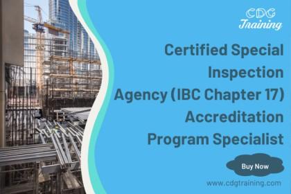 Certified Special Inspection Agency (IBC Chapter 17) Accreditation ...