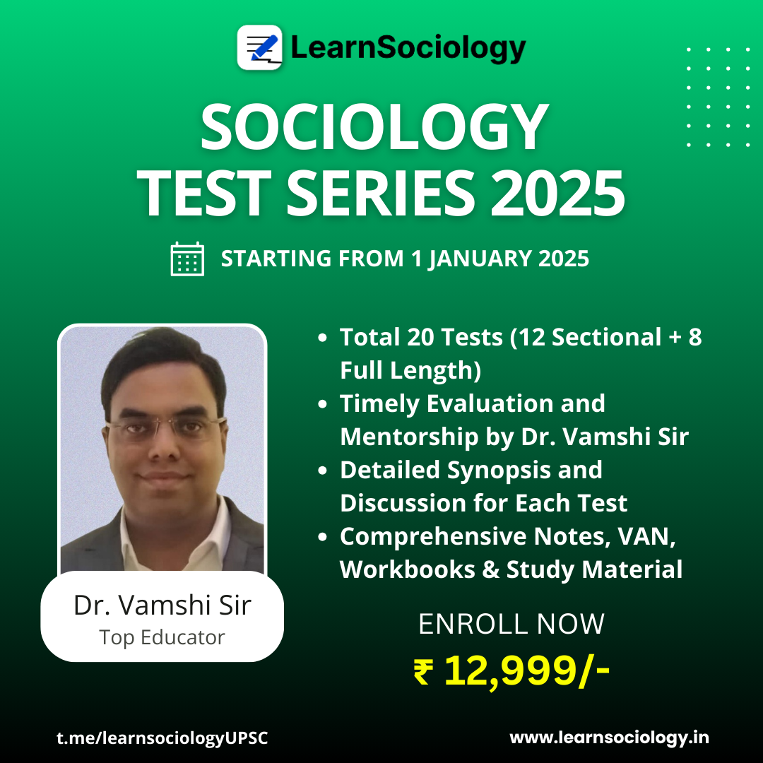 Sociology Test Series 2025