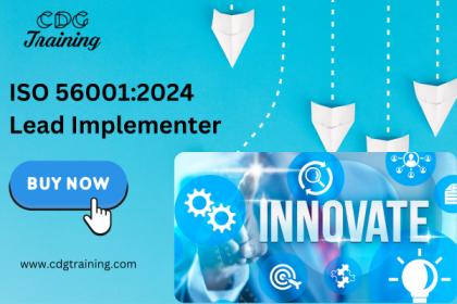 ISO 56001:2024 Lead Implementer Course | Online Training & Certification by CDG