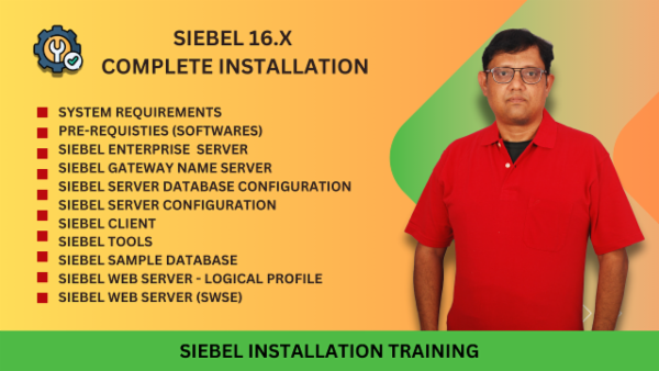 Siebel Training by PV Chandra courses