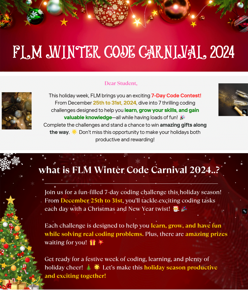 FLM Winter Code Carnival 2024