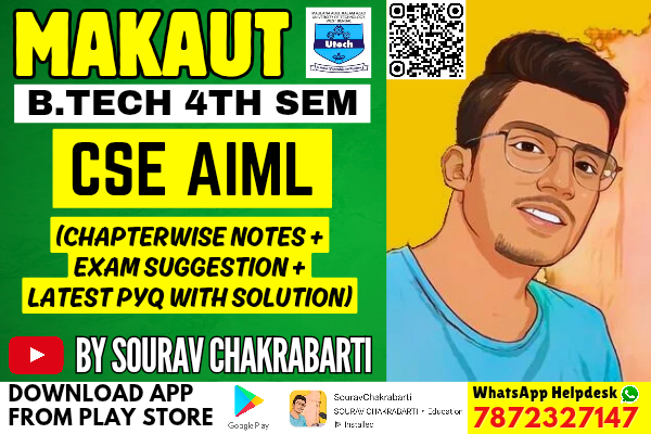 Makaut 4th Semester CSE AIML Study Materials with PYQ🔥