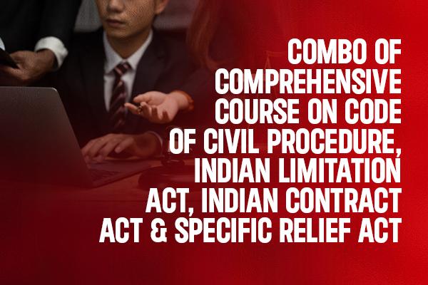 Combo of Comprehensive Course on Code of Civil Procedure, Indian Limitation Act, Indian Contract ...