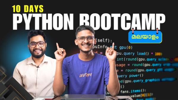 10 Days Python Bootcamp | Beginner's course -Malayalam