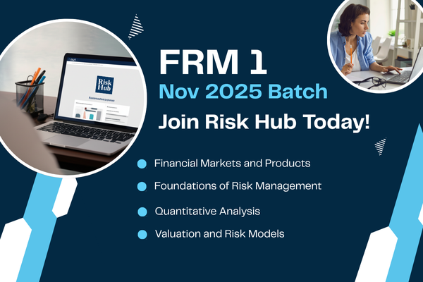 FRM Part 1 (Nov'25) Preparation Program