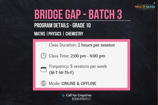The Batch - 3 Grade 10 BridgeGap