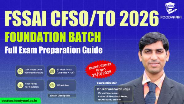 FSSAI Central Food Safety Office / Technical Officer ( CFSO & TO )