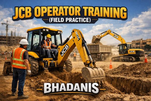 JCB OPERATOR TRAINING ( FIELD PRACTICE)