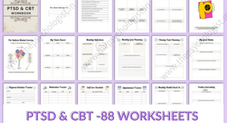 PTSD & CBT 88 Worksheets For Therapists