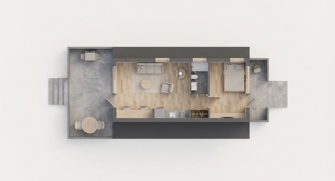 AI Prompt for Floor Plan Render - 3 styles