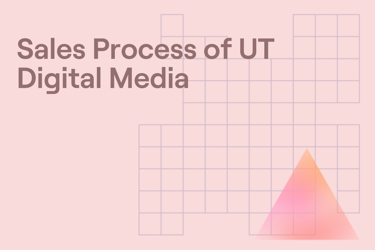 Sales Process of UT Digital Media