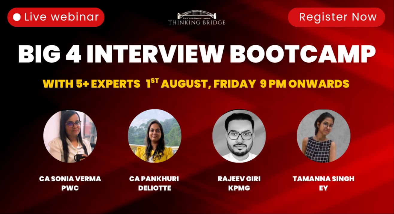 Big 4 Interview Bootcamp - LIVE