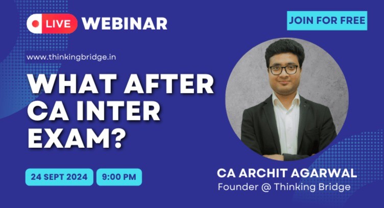 What After CA Inter Exams?