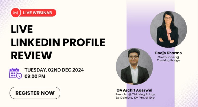 Live LinkedIn Review Session