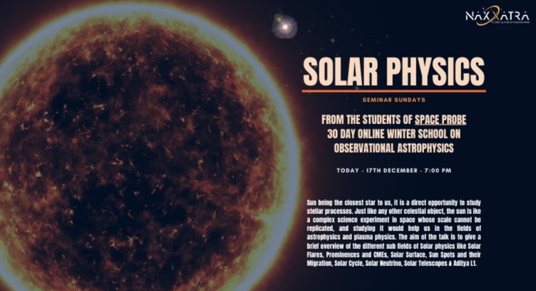 Solar Physics - Student Presentations