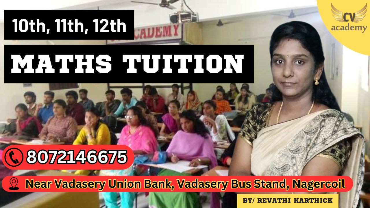 Maths Tuition For 10th 11th 12th Std