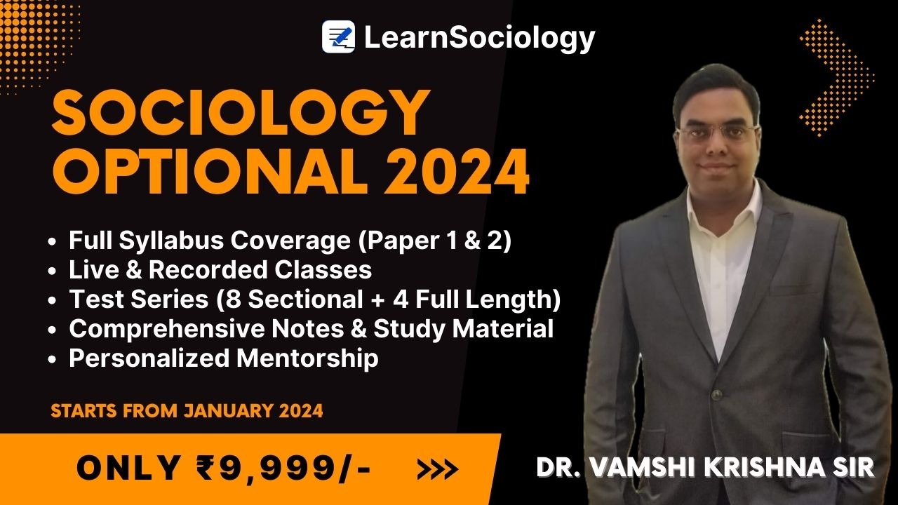 Best UPSC Sociology Optional Coaching & Test Series