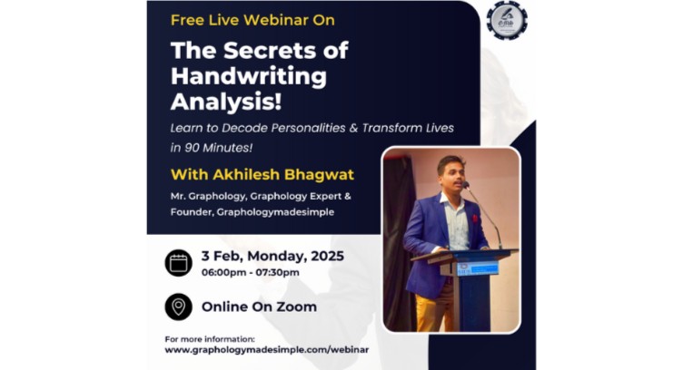 Free Webinar On Graphology Handwriting Analysis