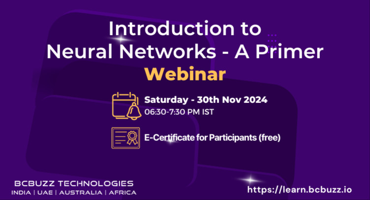 Introduction to Neural Networks - A Primer